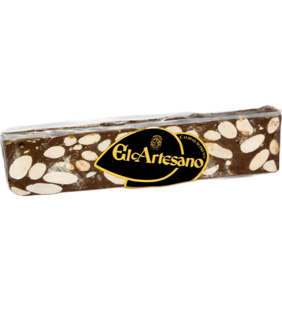 Turrón De Chocolate Con Leche Y Almendras EL ARTESANO 100g ...